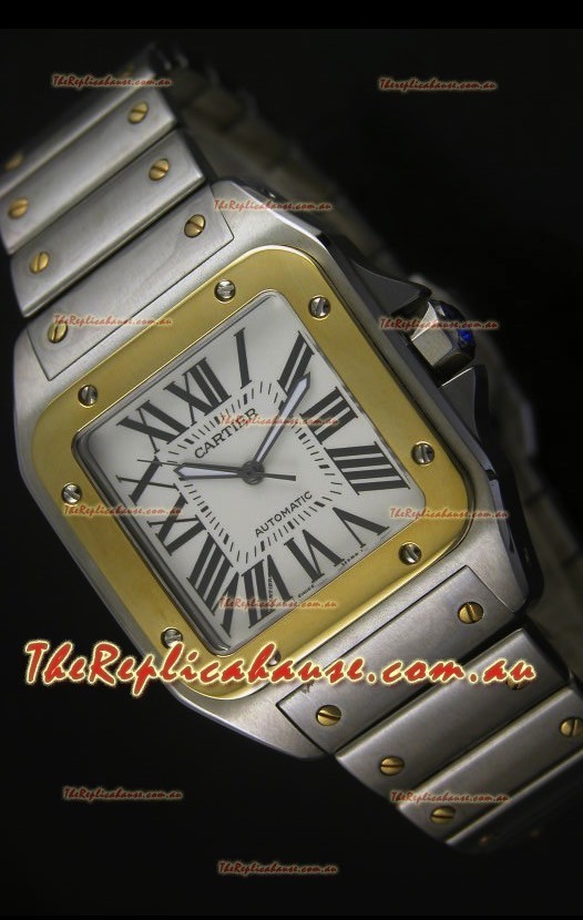 Cartier Santos 100 Swiss Timepiece 38.5MM - 1:1 Mirror Ultimate Replica